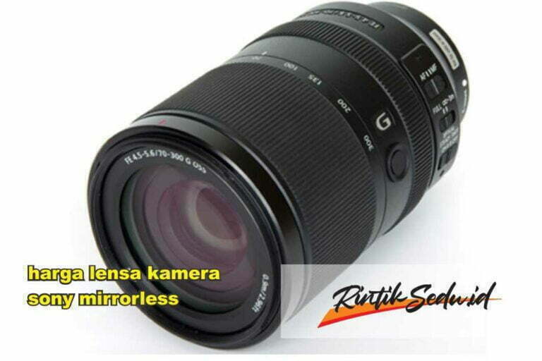 Harga Lensa Kamera Sony Mirrorless, Lensa Fix Terbaru